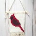 Cardinal Pixel Macrame DIY Craft Kit Small - Etsy