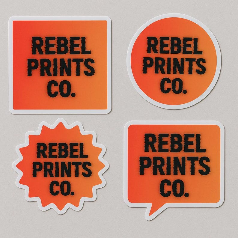 Custom Stickers – Personalised Logo, Business Signs, Labels & Designs ...
