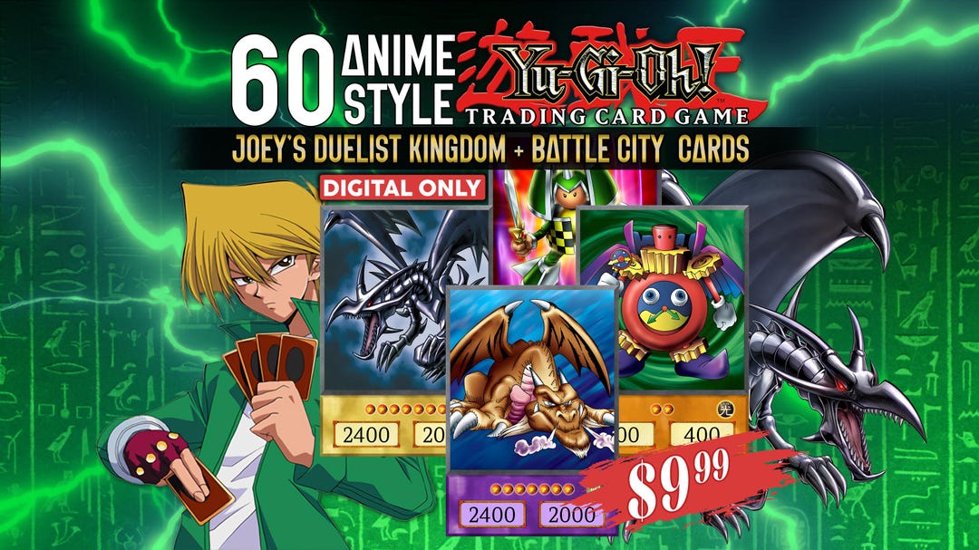 Yu-gi-oh! Anime Style 60 Card Deck | Joey Wheleer's Duelist Kingdom ...
