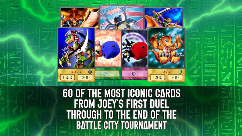 Yu-gi-oh! Anime Style 60 Card Deck | Joey Wheleer's Duelist Kingdom ...