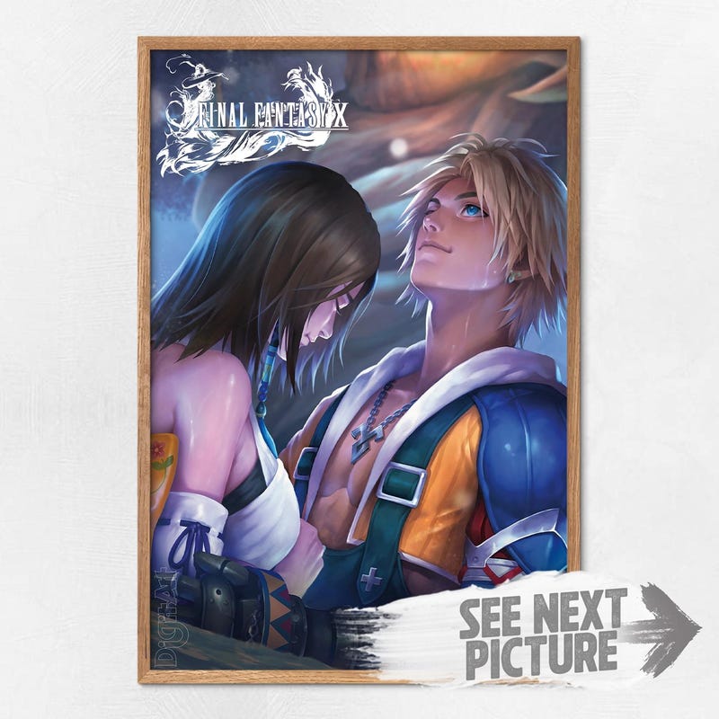 Yuna Poster - Etsy UK