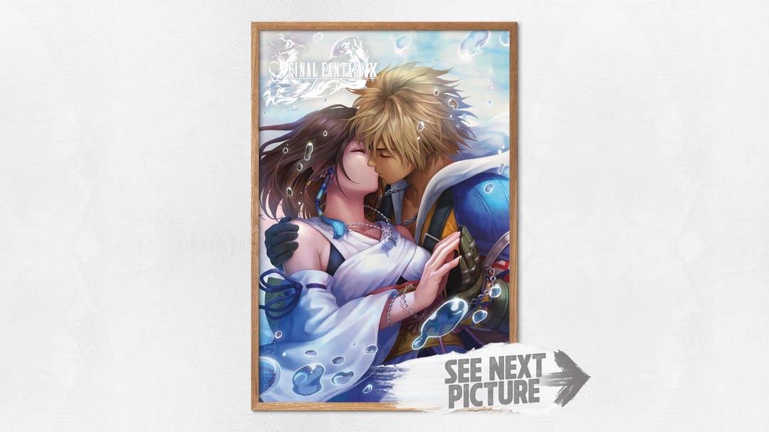 Final Fantasy X Tidus & Yuna Poster (3 Sizes) - Etsy