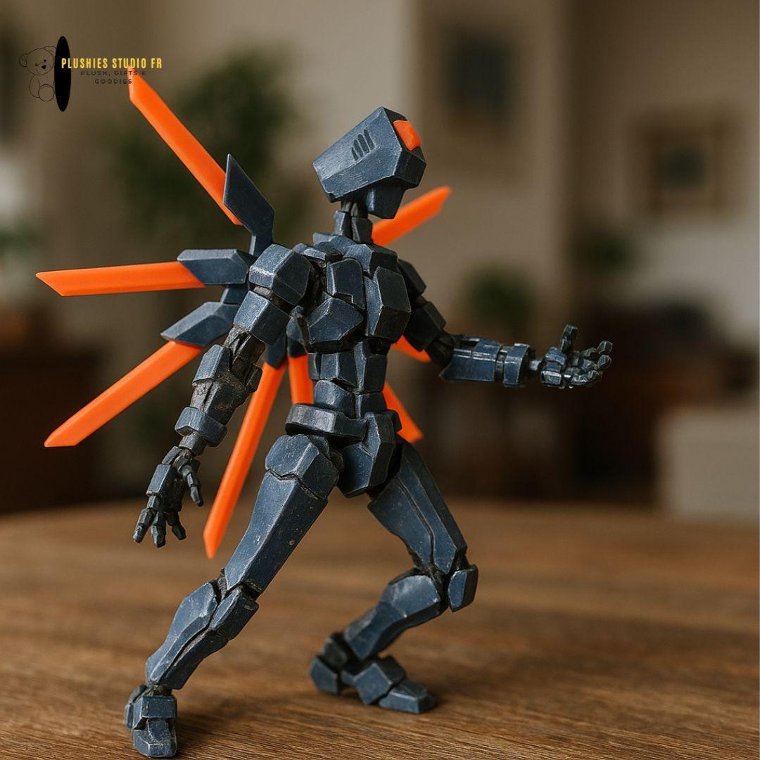 Ultrakill V1 3D Printed Action Figure – Black Robot Toy Inspired by ...