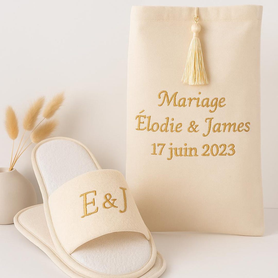 Personalized Spa Slippers – Wedding, Hammam, Guest Gift / Custom Spa ...