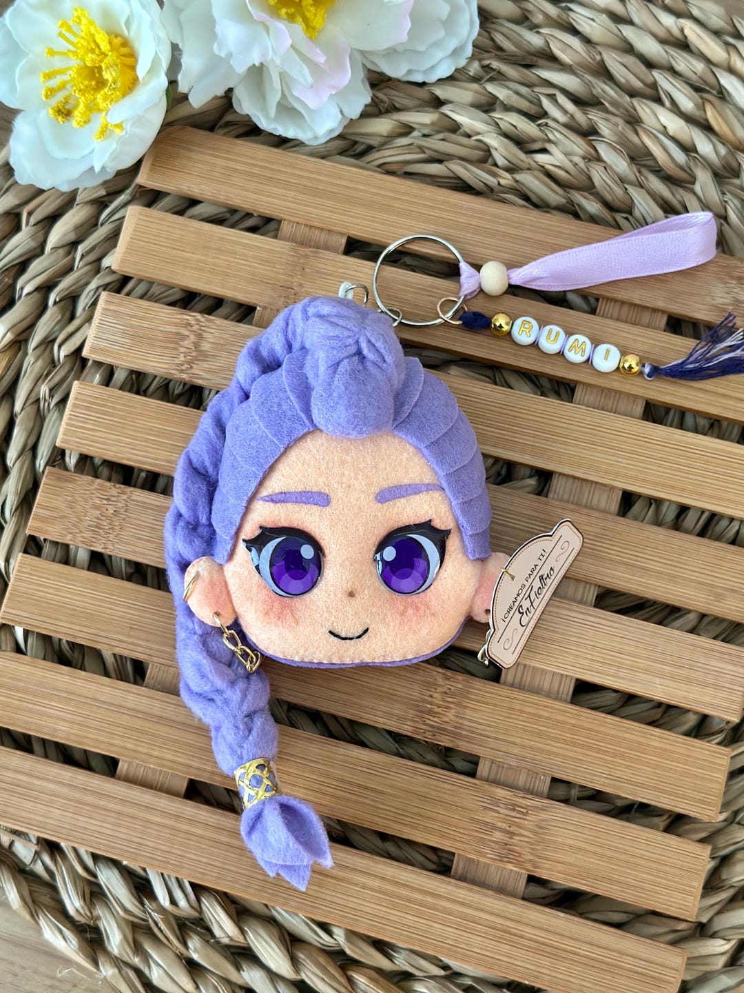 Huntrix Rumi Kpop Demon Hunters Felt Keychain - Etsy Canada