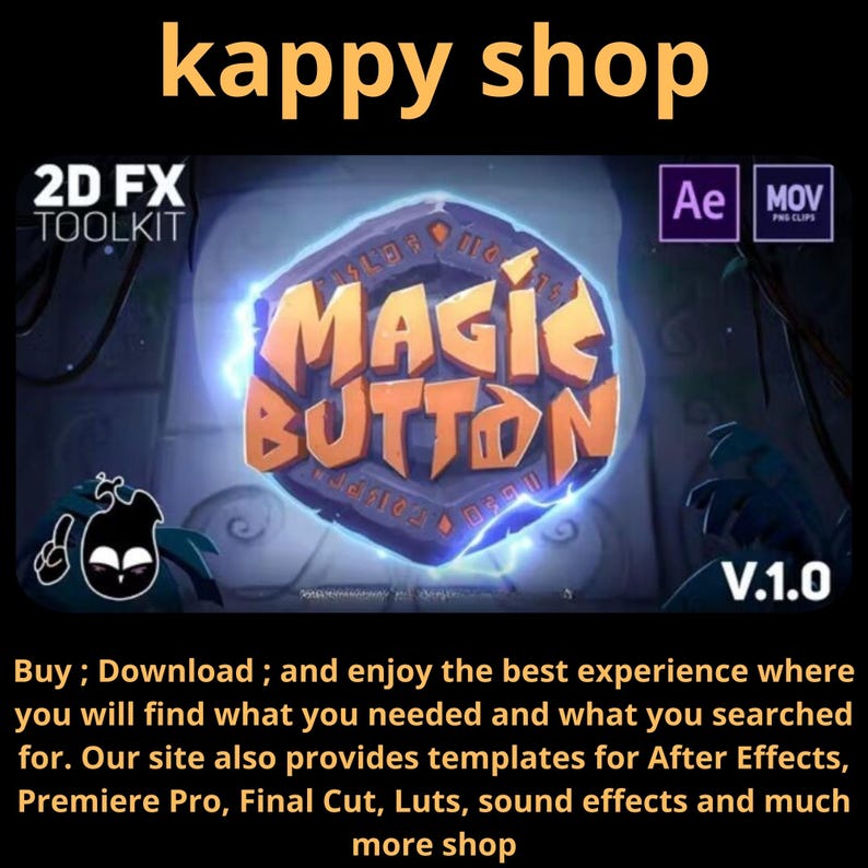 Magic Effects Pack for Adobe After Effects – 2D FX Animation Toolkit - Etsy