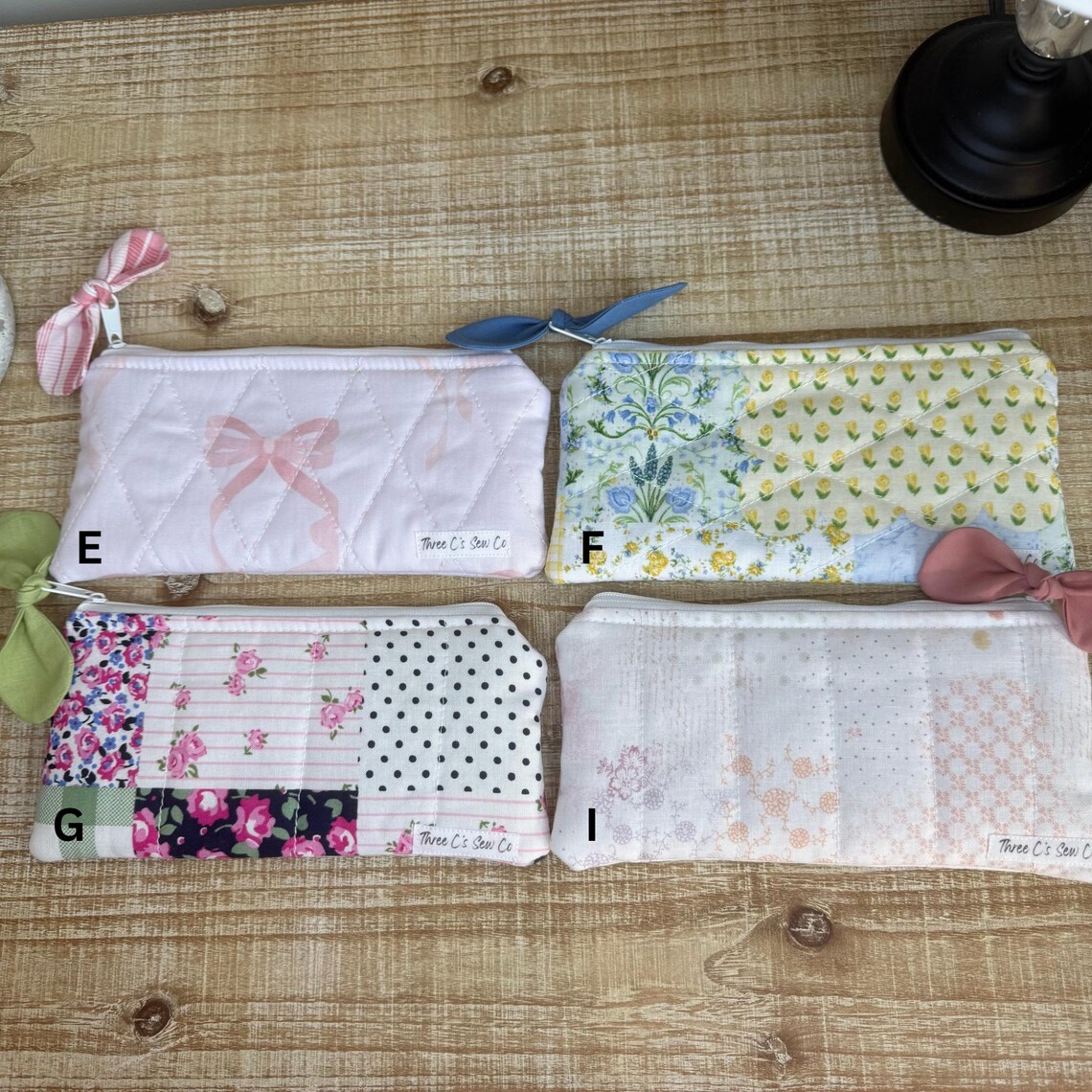 Handmade Fabric Case – Pencil Pouch or Sunglasses Holder – Zipper Pouch ...