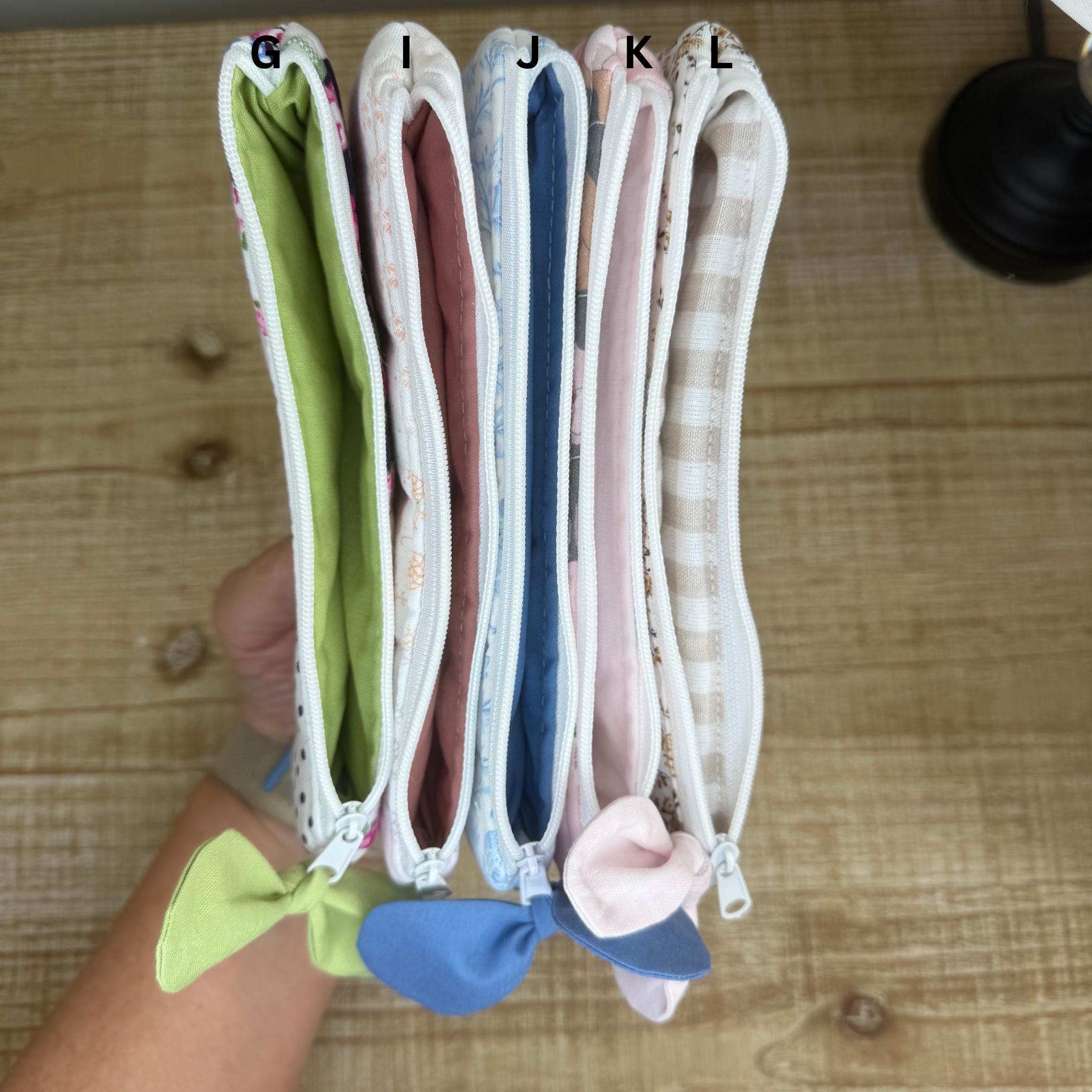 Handmade Fabric Case – Pencil Pouch or Sunglasses Holder – Zipper Pouch ...