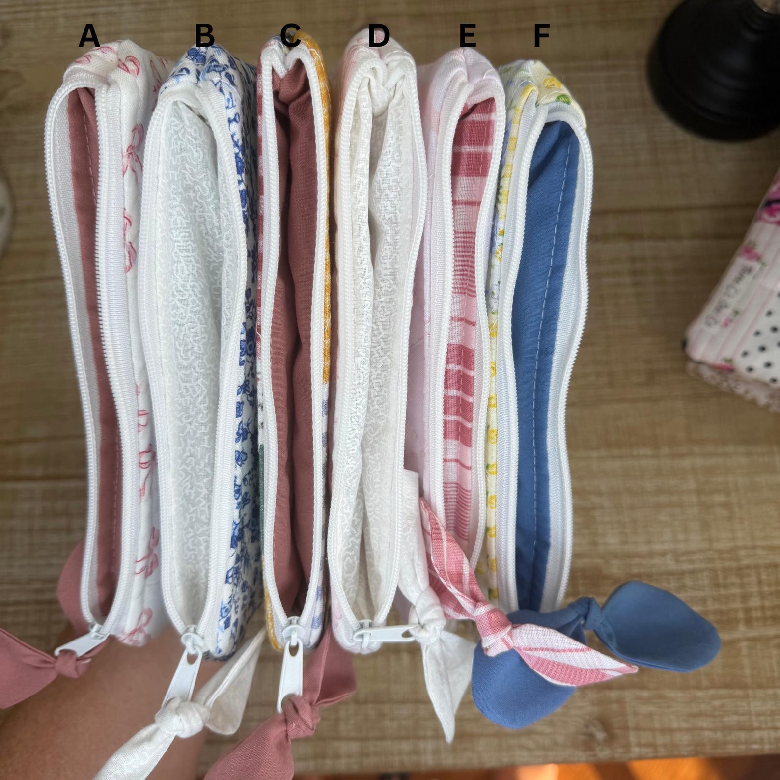 Handmade Fabric Case – Pencil Pouch or Sunglasses Holder – Zipper Pouch ...