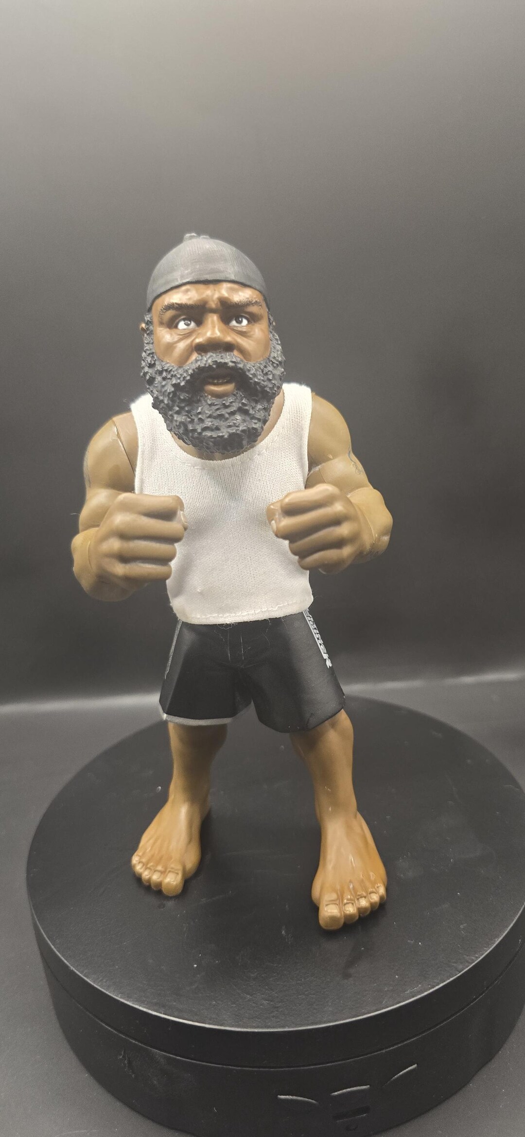Kimbo Style Fighter Figurine – Hand-paintable Resin MMA Boxer Statue ...
