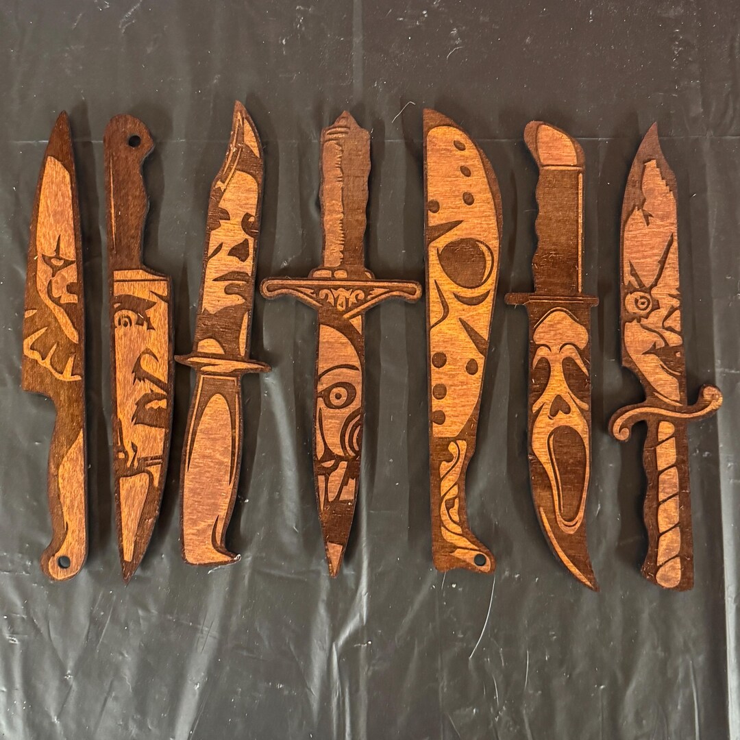 Horror Movies Knives Magnets, Set of 7 - Etsy