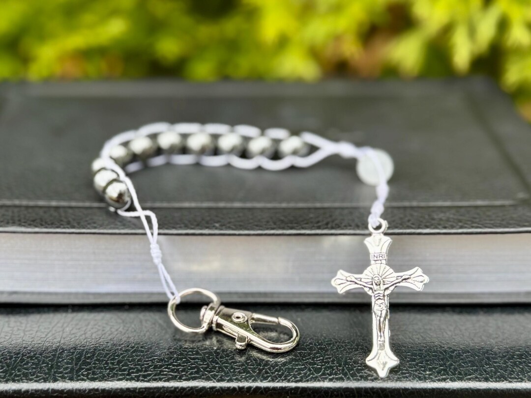 Decade Rosary - Keychain, Fidget Item, Car and Steering Wheel Rosary - Etsy