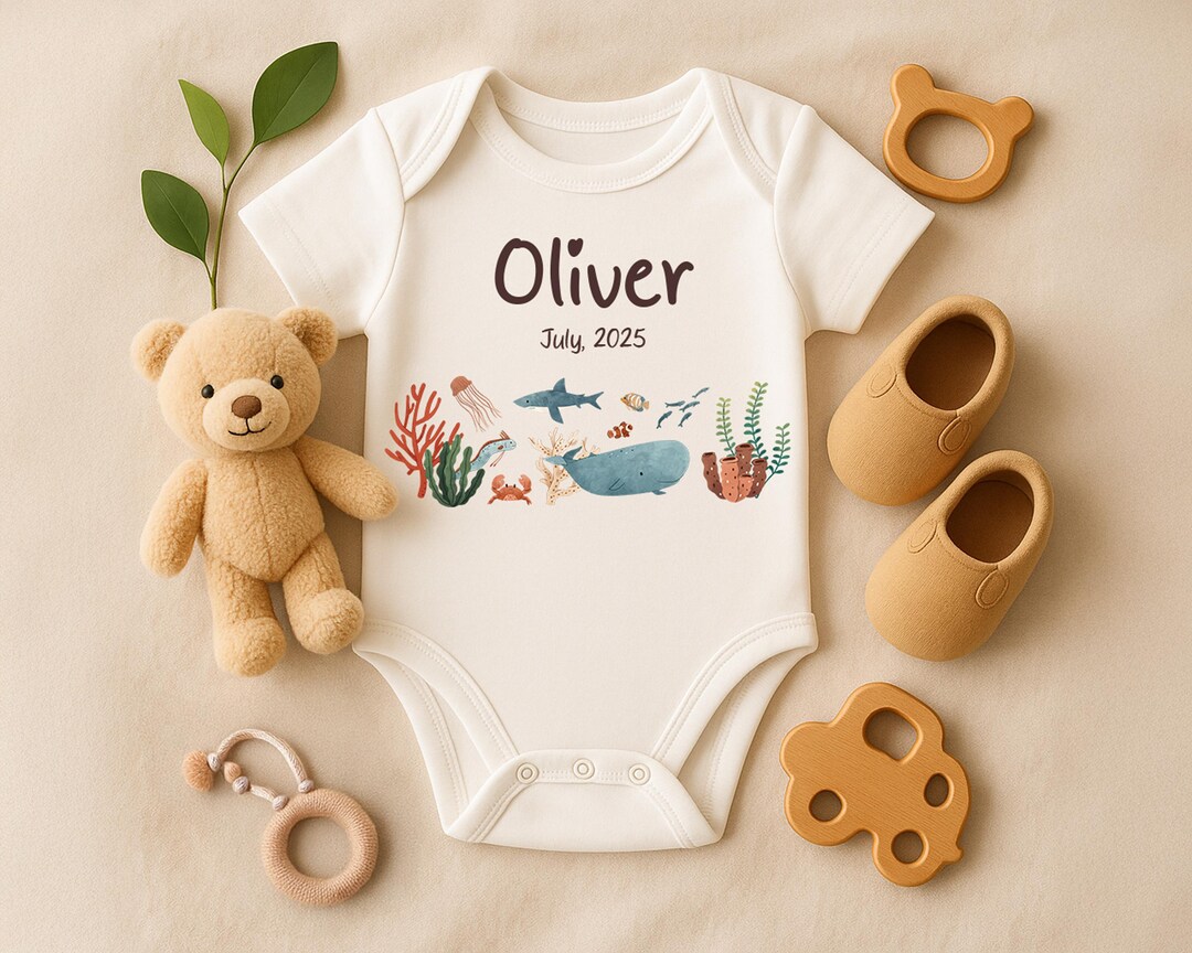 Personalized Baby Onesie | Pregnancy Announcement Bodysuit ONESIES ...