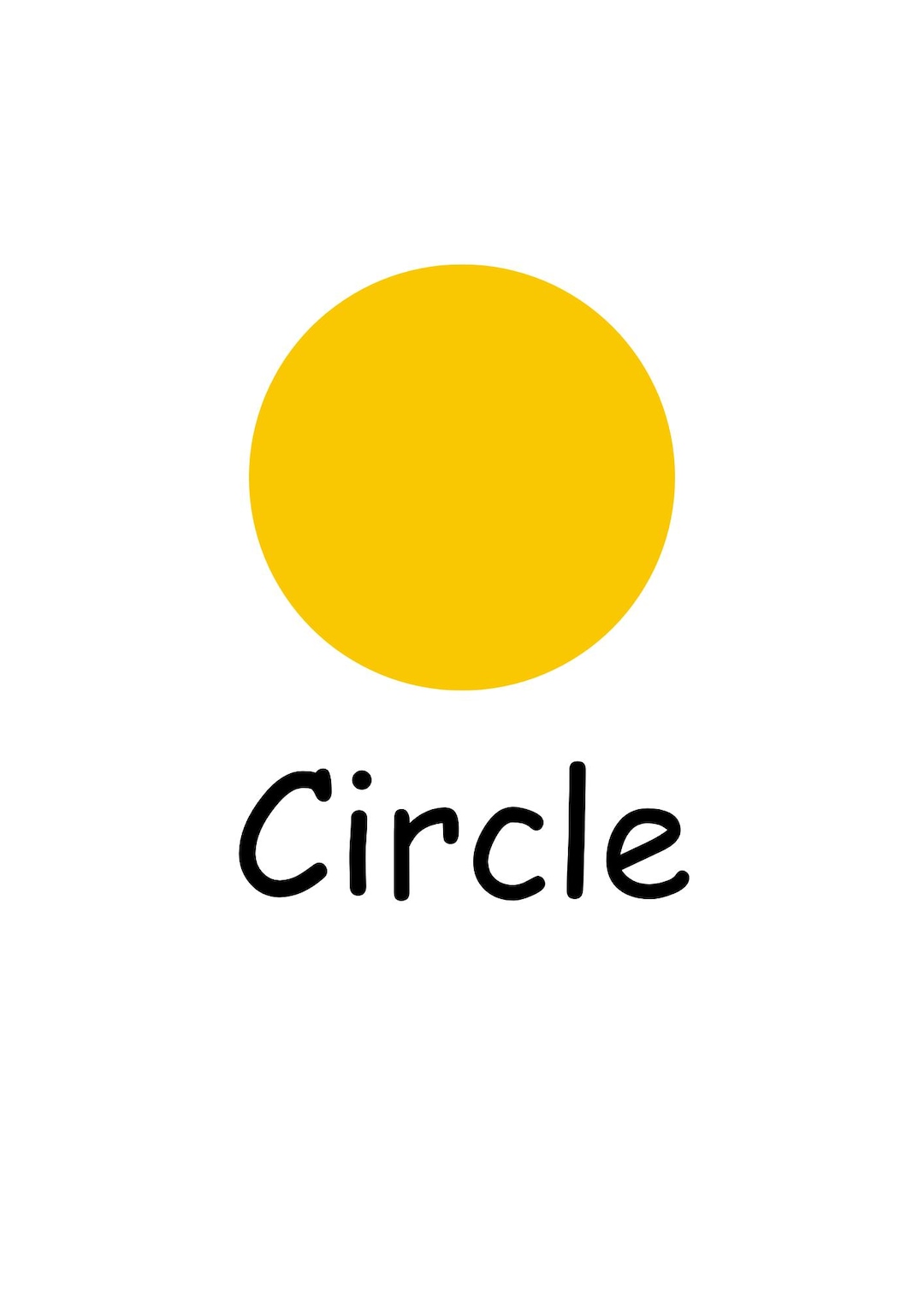 Printable Shape Flashcards for Kids – Educational Preschool Learning ...