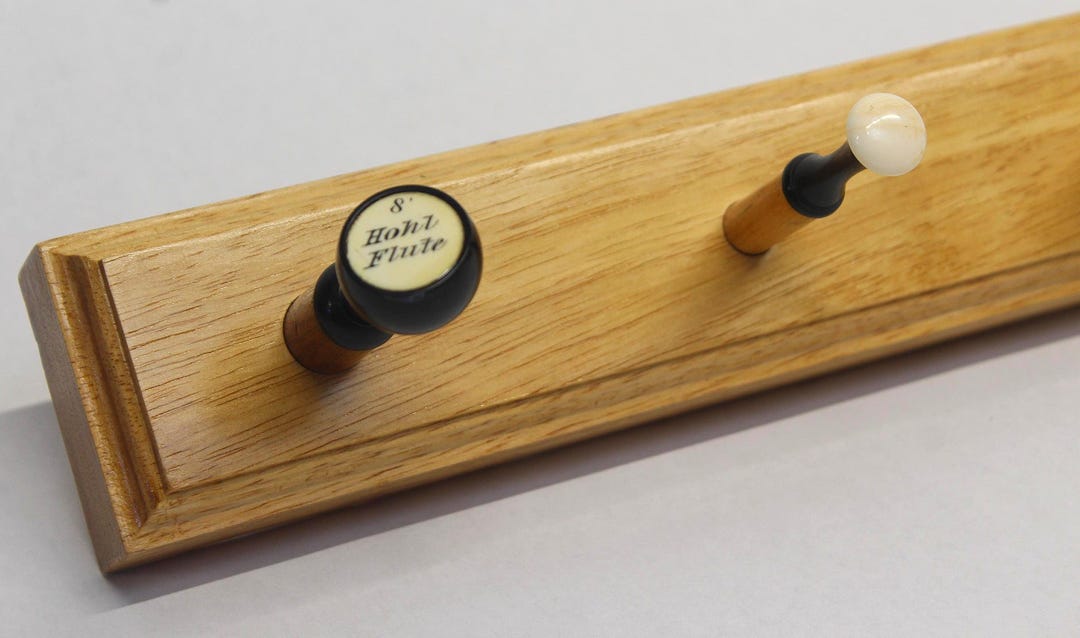 Pipe Organ Draw Knob Coat Hooks - Etsy