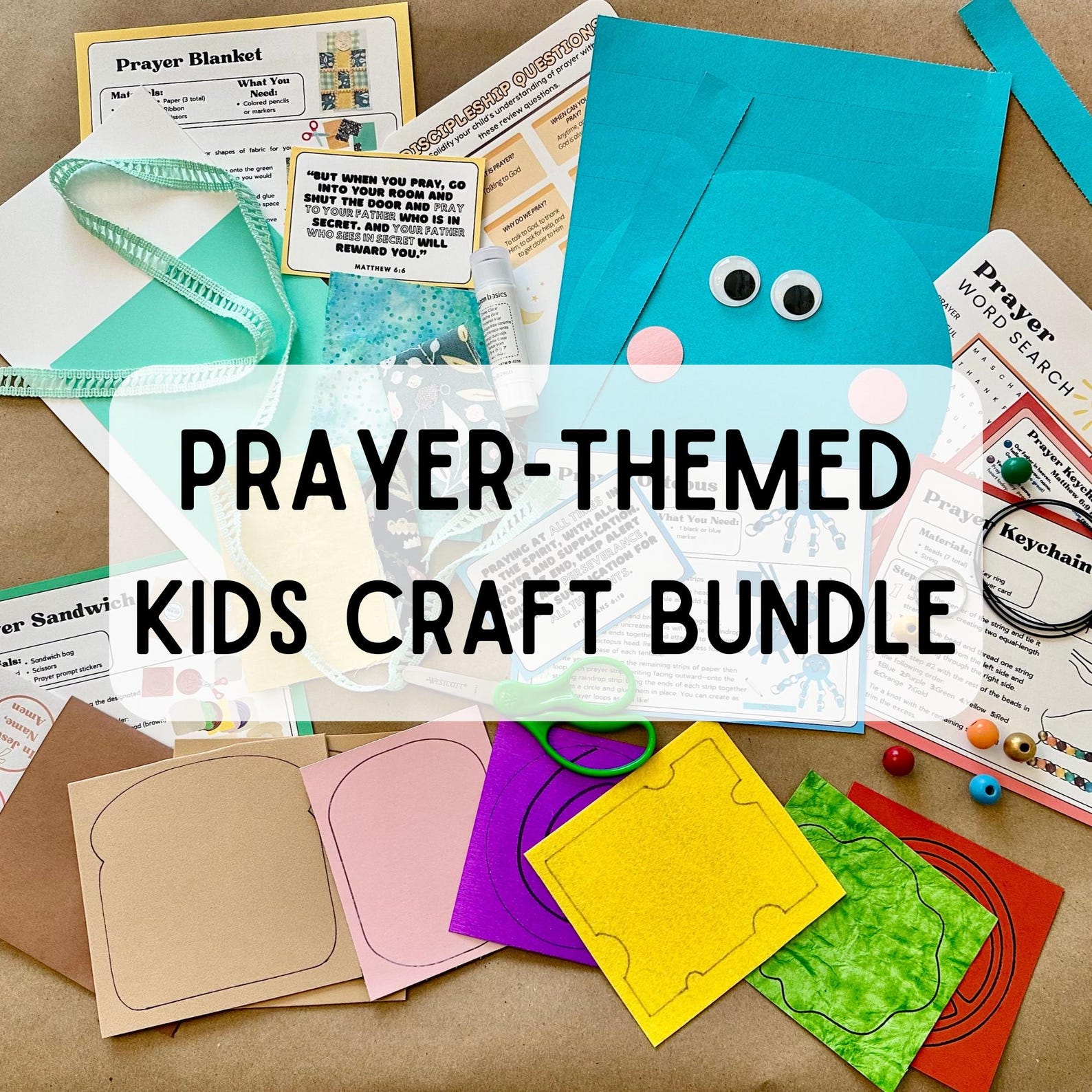 Prayer Bible Activity Box - Etsy