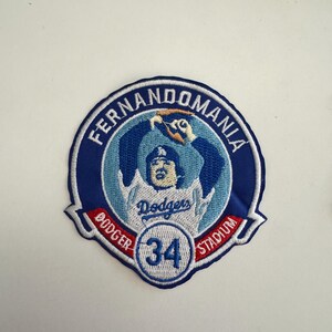 Fernandomania Los Angeles Dodgers Fernando Valenzuela Iron on Patch - Etsy
