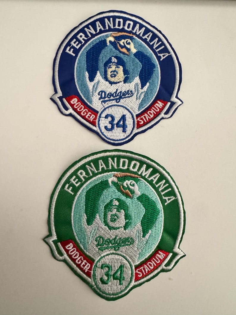 Fernandomania Los Angeles Dodgers Fernando Valenzuela Iron on Patch - Etsy