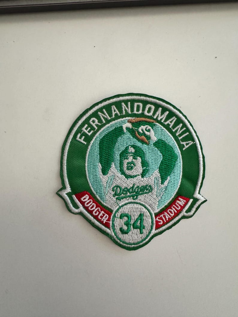 Fernandomania Los Angeles Dodgers Fernando Valenzuela Iron on Patch - Etsy