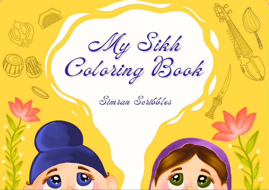 My Sikh Coloring Book - Etsy