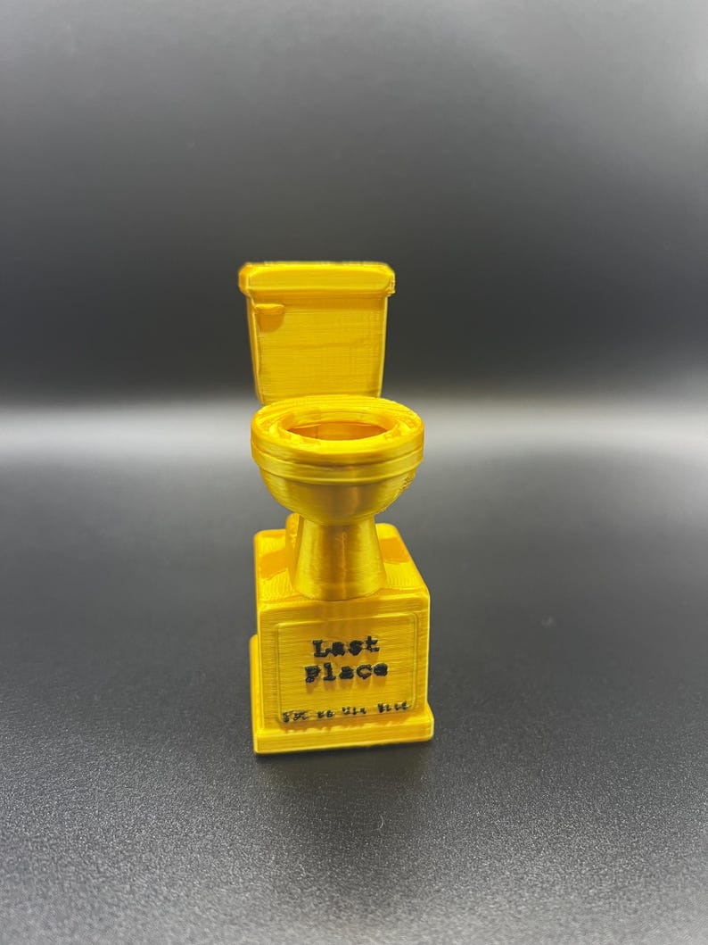 Golden Toilet Last Place Trophy - Etsy