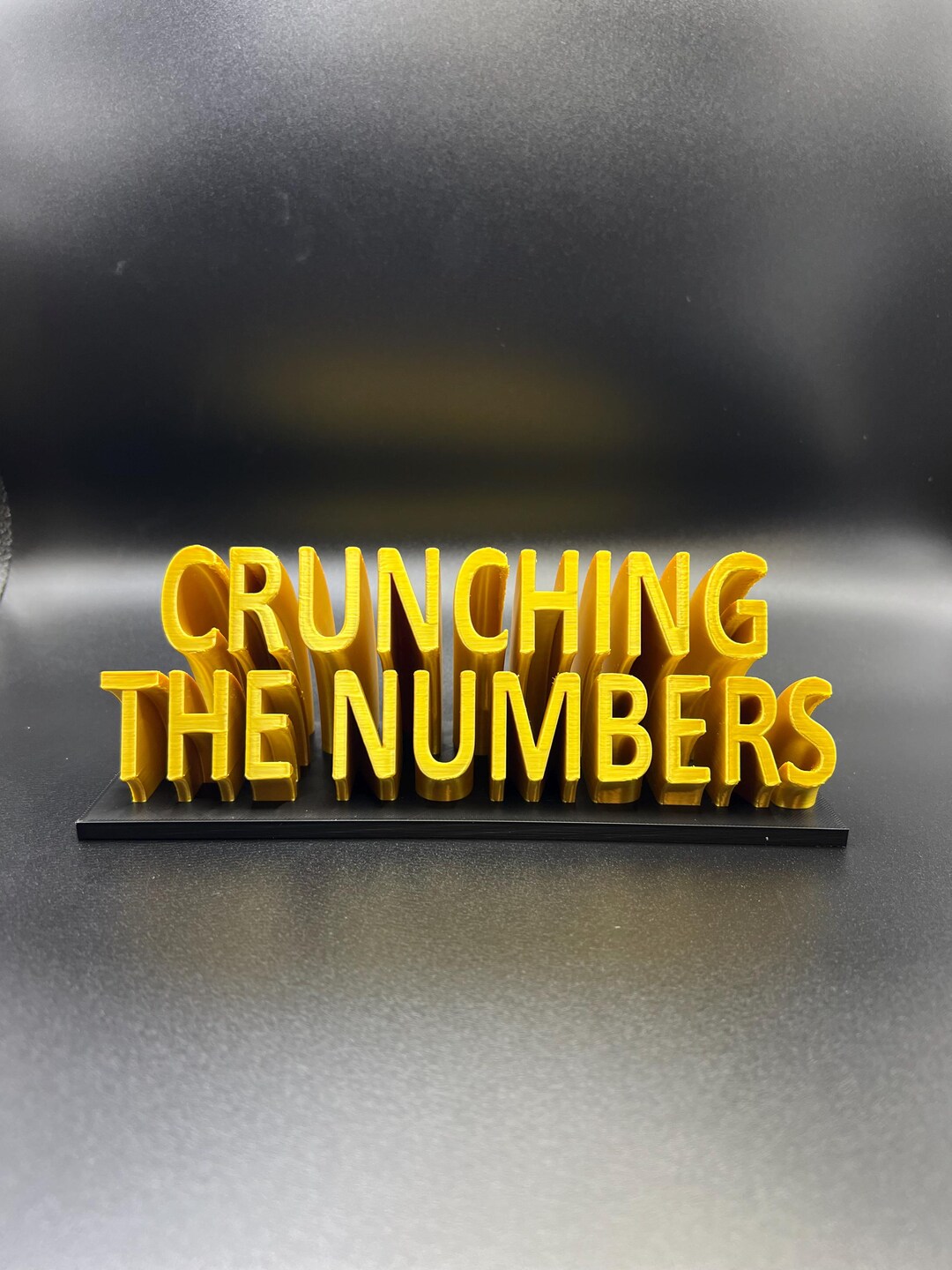 Crunching the Numbers Desk Sign - Etsy