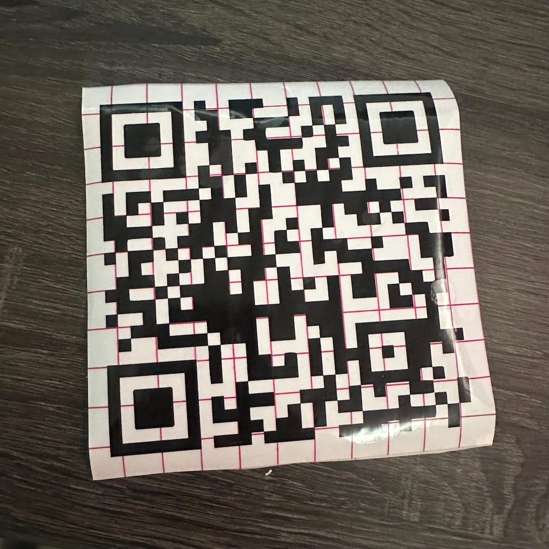 Custom QR Code Vinyl Decal: Storefront Window Business Sign - Etsy