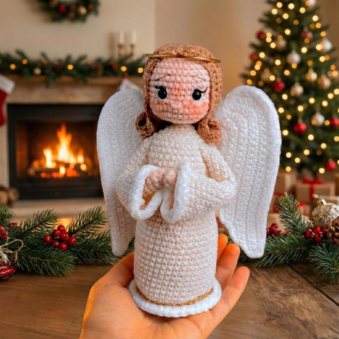 Angel Amigurumi Crochet Pattern | Christmas Nativity Doll (digital ...