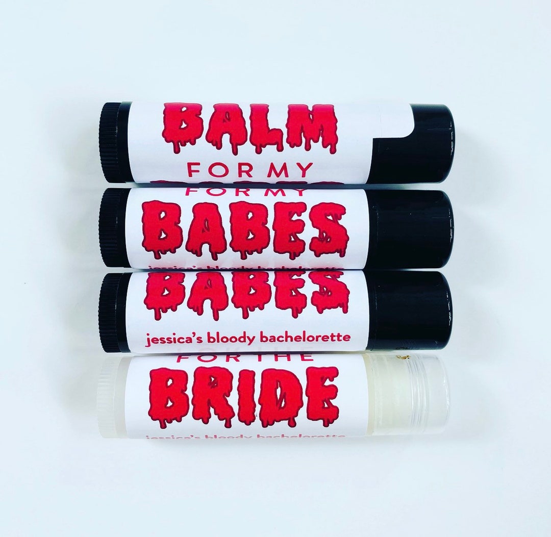 Halloween Bachelorette Chapstick Party Favor, Balm for My Babes Lip ...