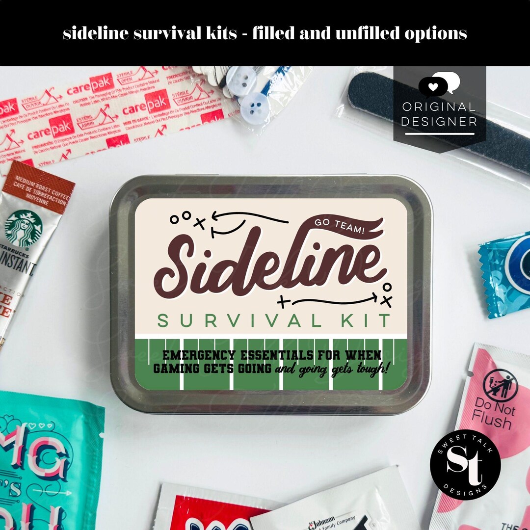 Sideline Survival Kit Gift, Football Sideline Social Club, Gift for ...