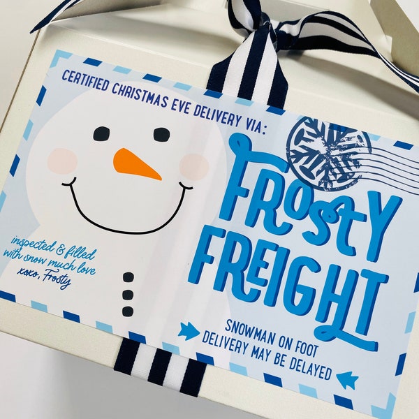 Snowman Gift Box - Etsy