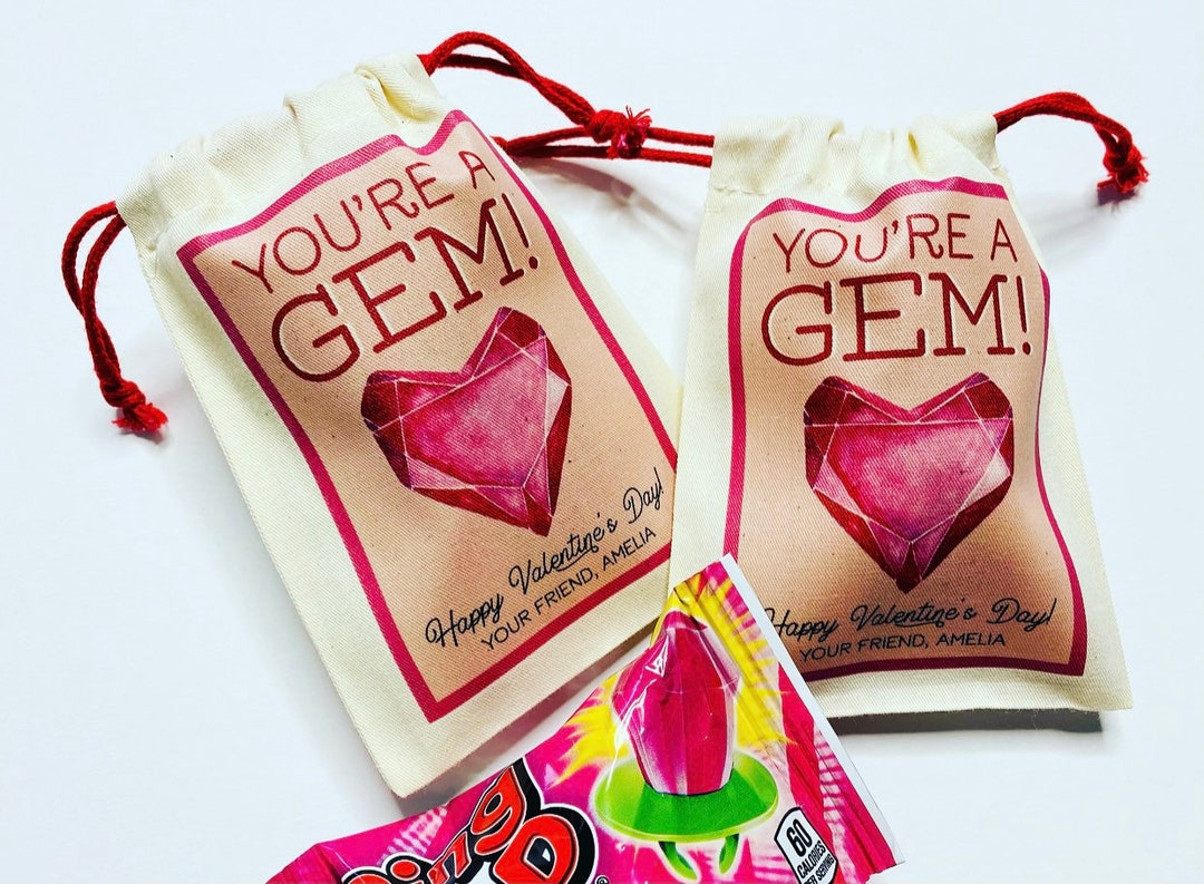 Kids Valentines Day Ring Pop Card, Valentines for Kids Class Valentine ...