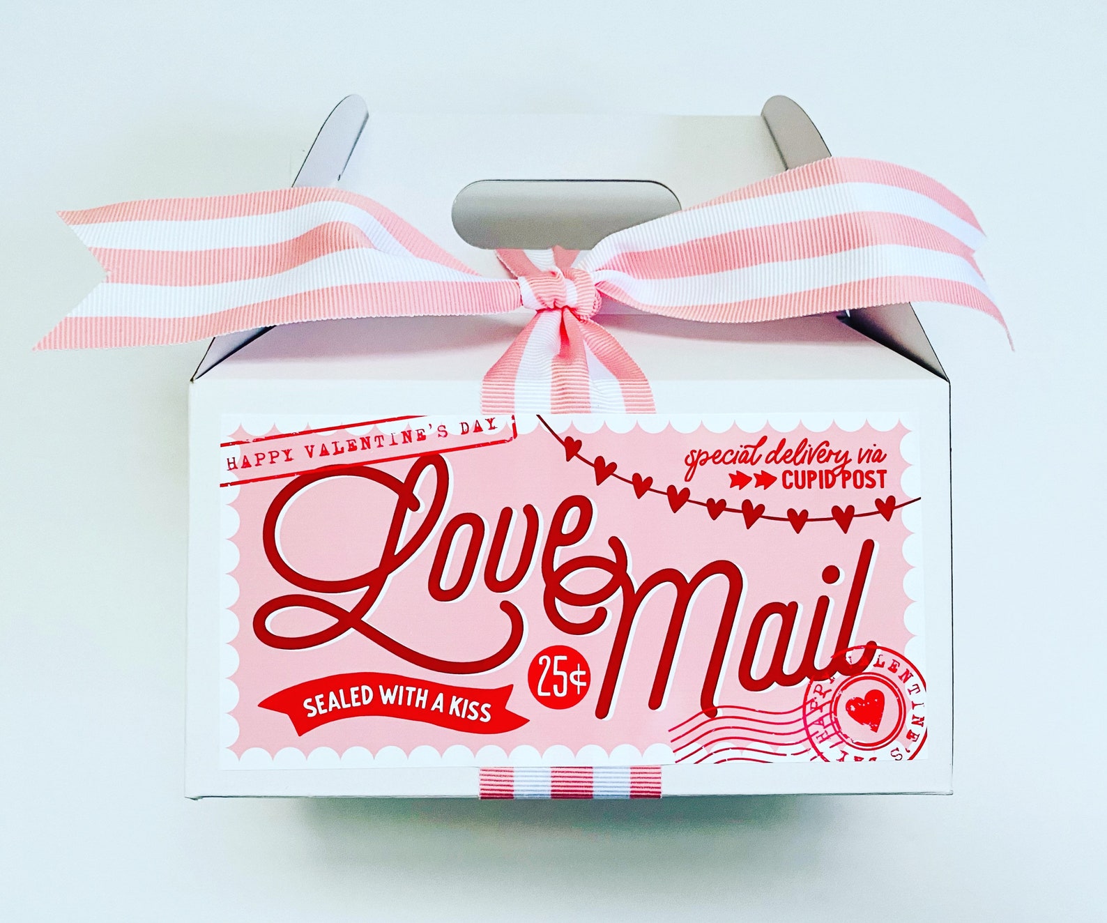 Kids Valentines Day Treat Box, Kids Valentine Card Mailbox, Valentines ...