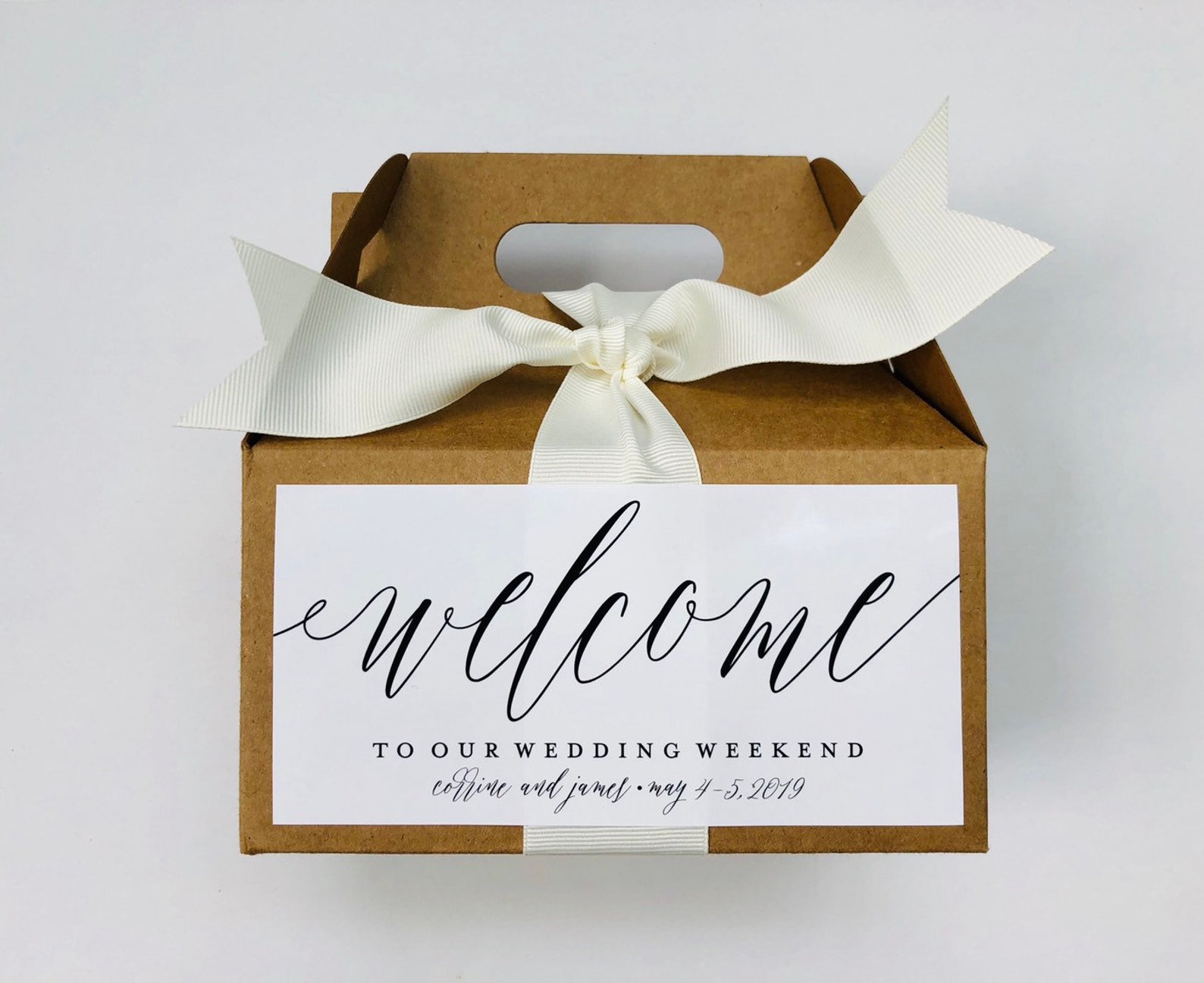 Wedding Welcome Hotel Box for Out of Town Guests Wedding - Etsy Canada