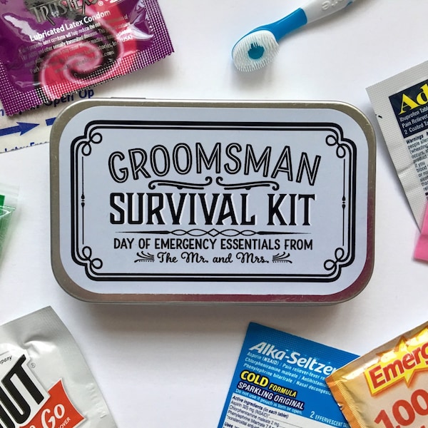 Grooms Survival Kit - Etsy