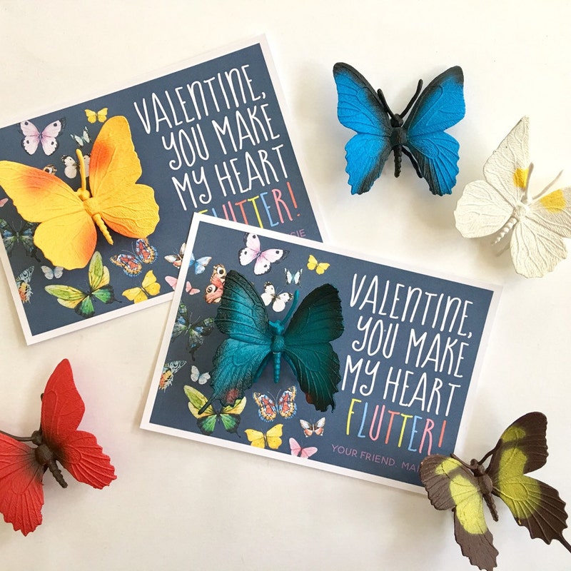 Butterfly Valentine - Etsy