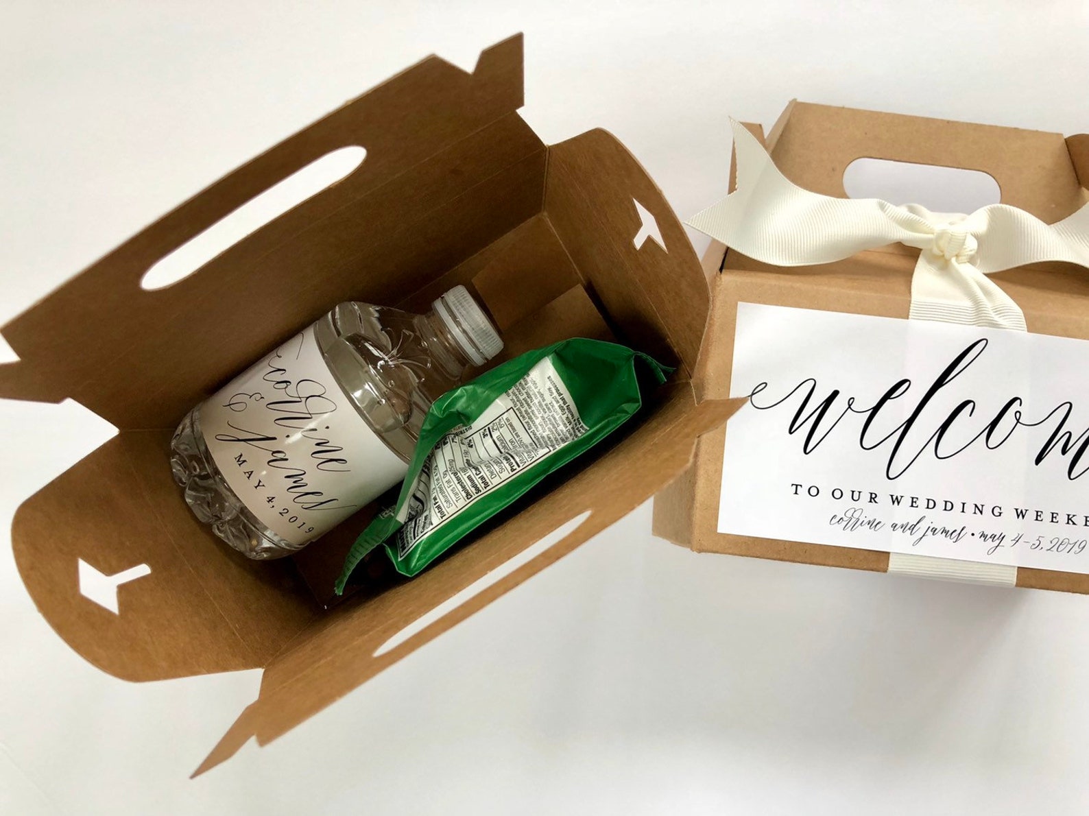 Wedding Welcome Hotel Box for Out of Town Guests Wedding - Etsy Canada