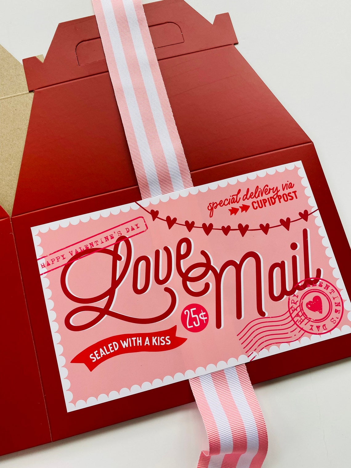 Kids Valentines Day Treat Box Kids Valentine Card Mailbox - Etsy