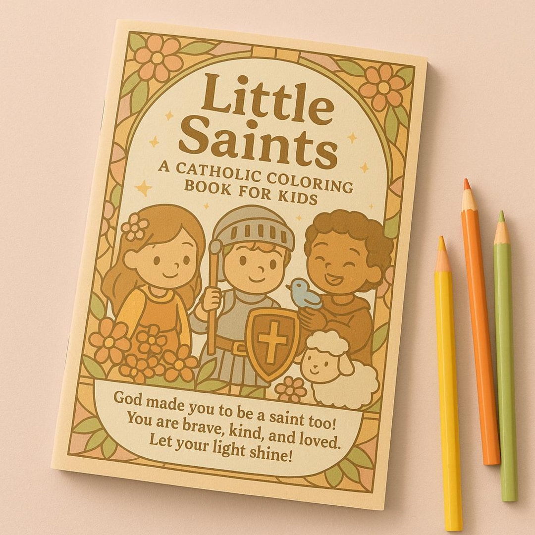 Catholic Saints Coloring Book for Kids: Printable Faith Activity (PDF ...