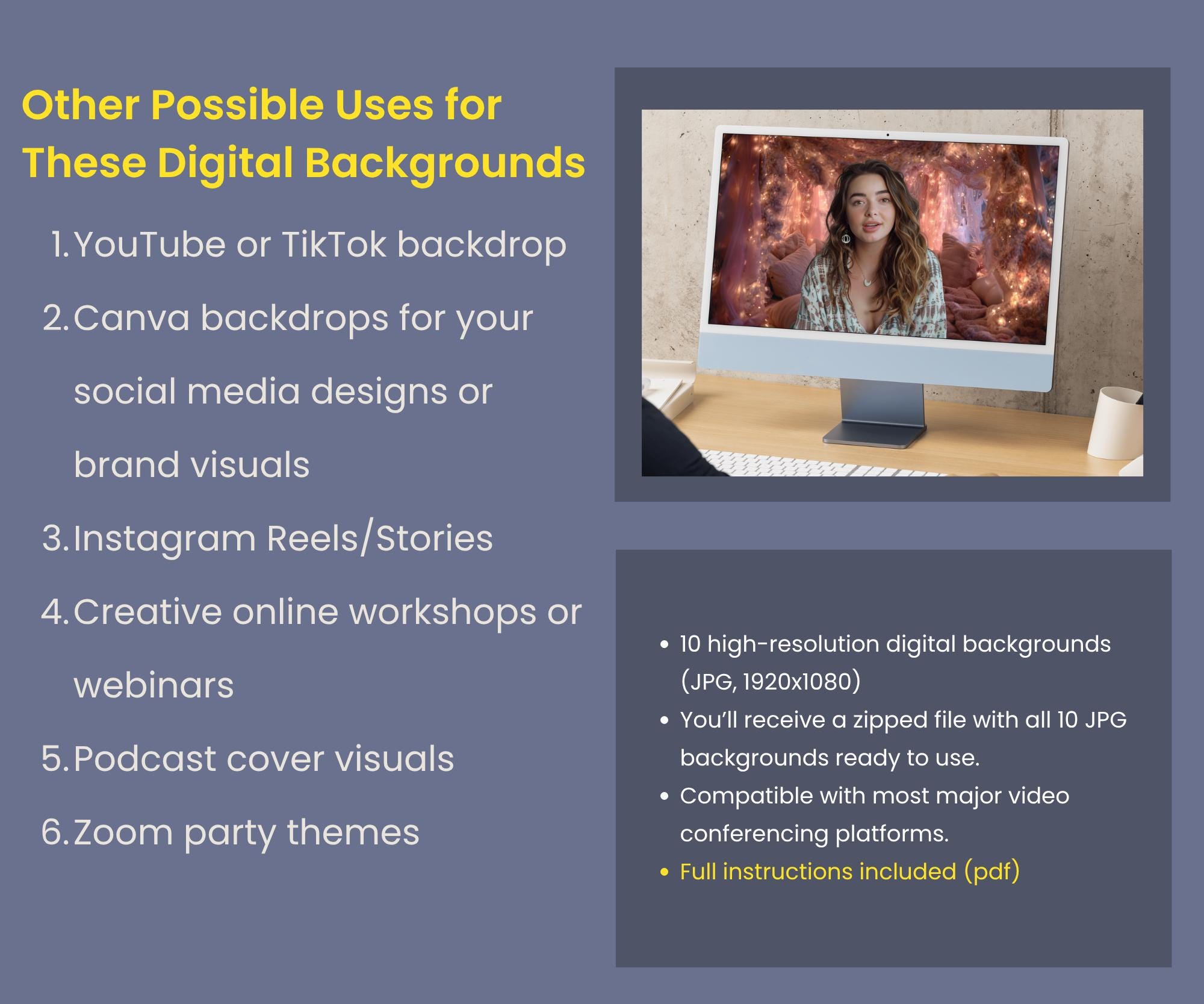 Work From Anywhere Virtual Backgrounds, Scenic Zoom Meeting Backdrops ...