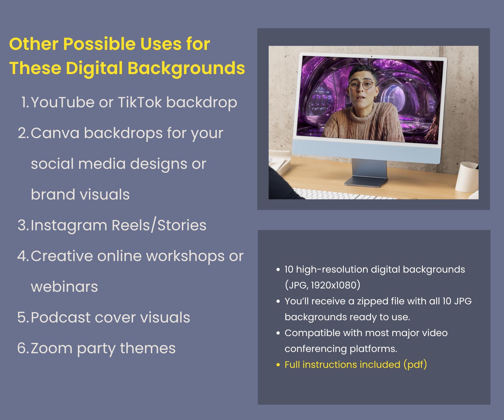 Futuristic Zoom Backgrounds, Sci-fi Virtual Meeting Backdrops, Modern ...