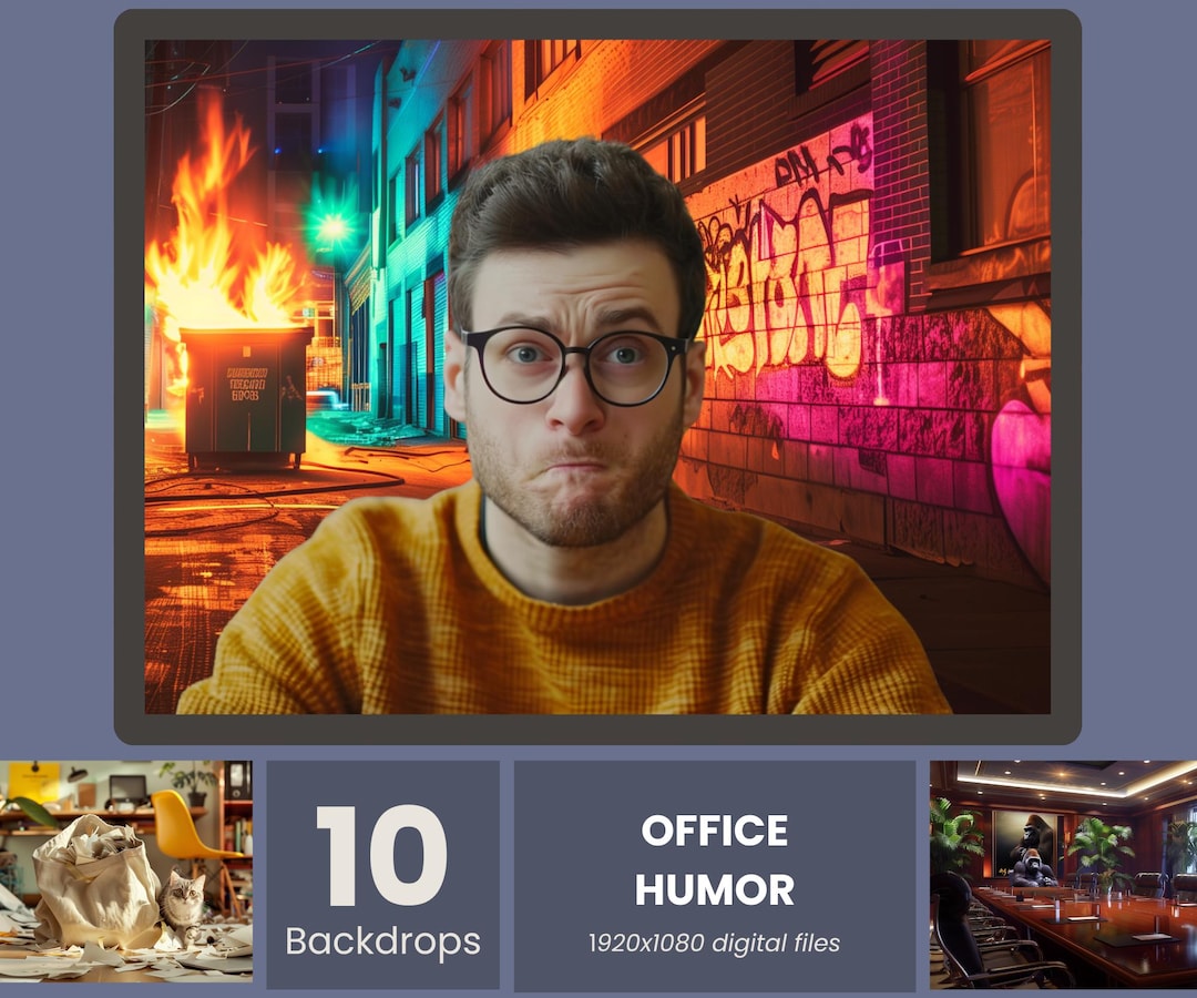 Funny Zoom Backgrounds, Office Puns & Virtual Gags, Hilarious Meeting ...