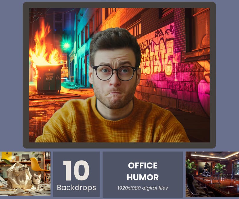 Funny Zoom Backgrounds, Office Puns & Virtual Gags, Hilarious Meeting ...