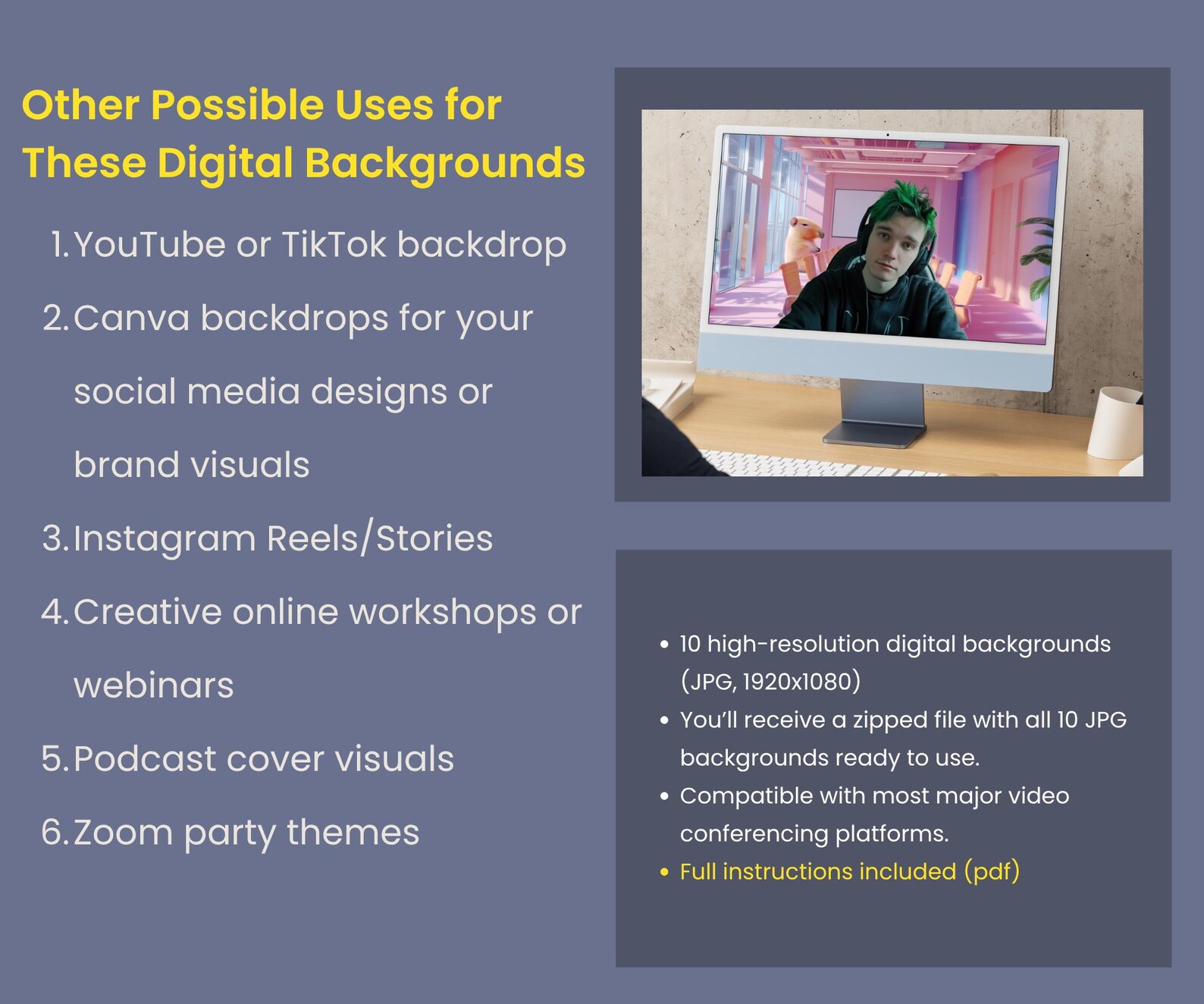 Kawaii Pink Zoom Backgrounds | Cute Virtual Meeting Backdrops | Gen Z ...