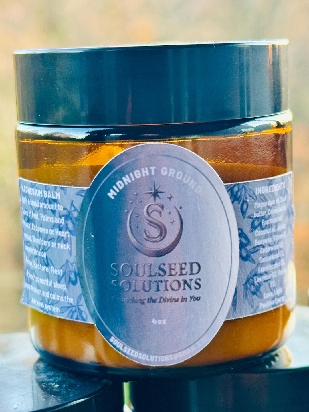 Midnight Ground Magnesium Balm - Etsy