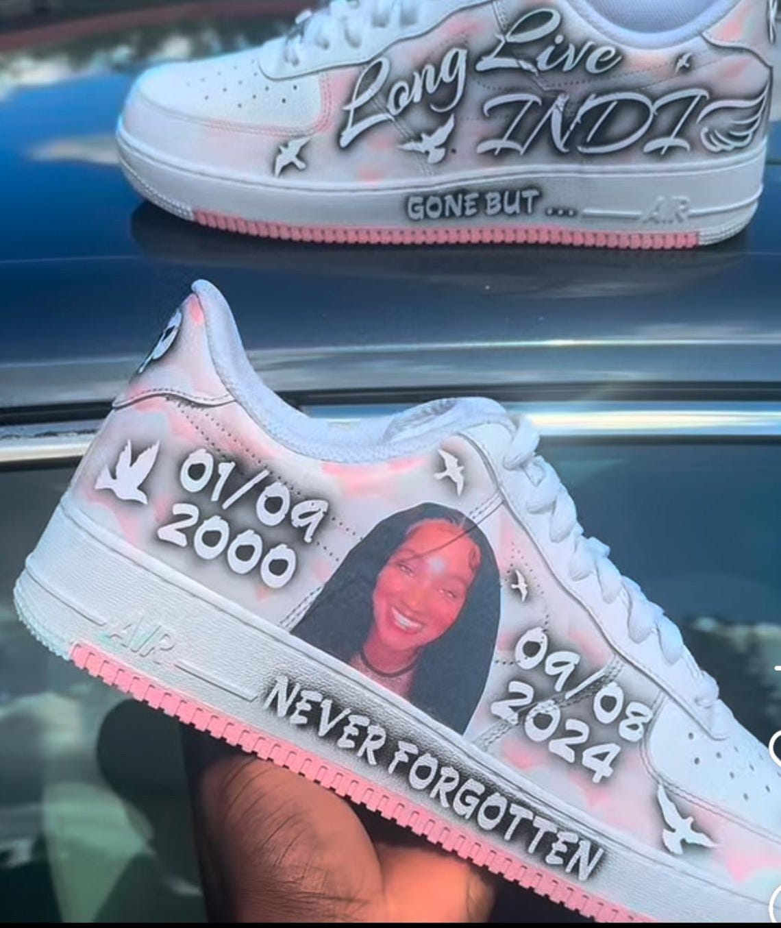 Custom RIP Memorial Af1’s - Etsy