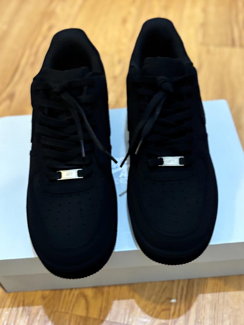 Worlds Blackest/darkest Custom Af1’s - Etsy