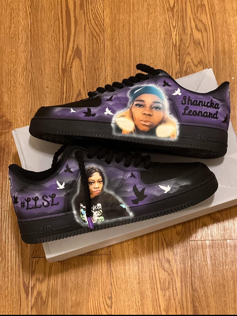 Custom RIP Memorial Af1’s - Etsy