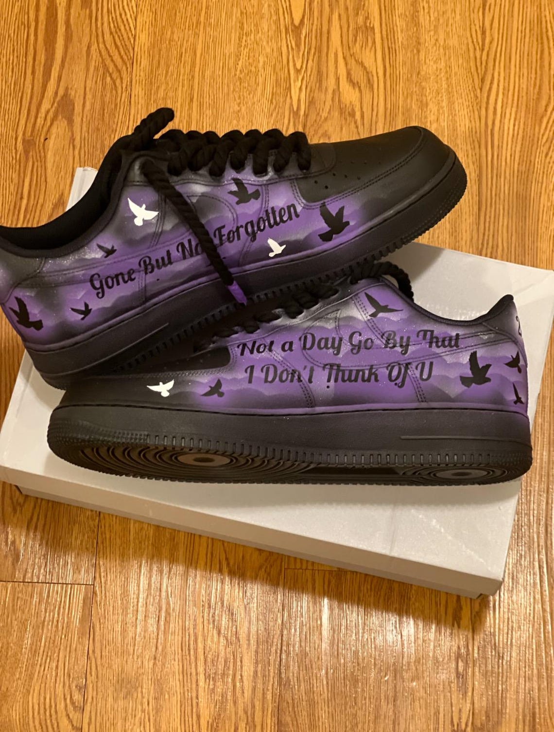 Custom RIP Memorial Af1’s - Etsy