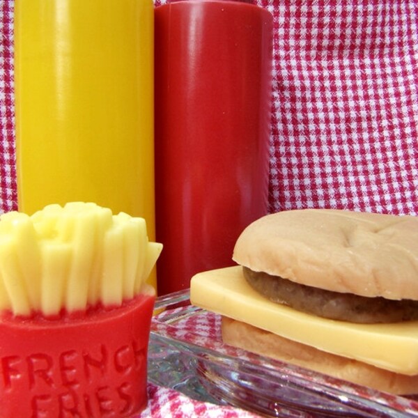 Hamburger Fries - Etsy